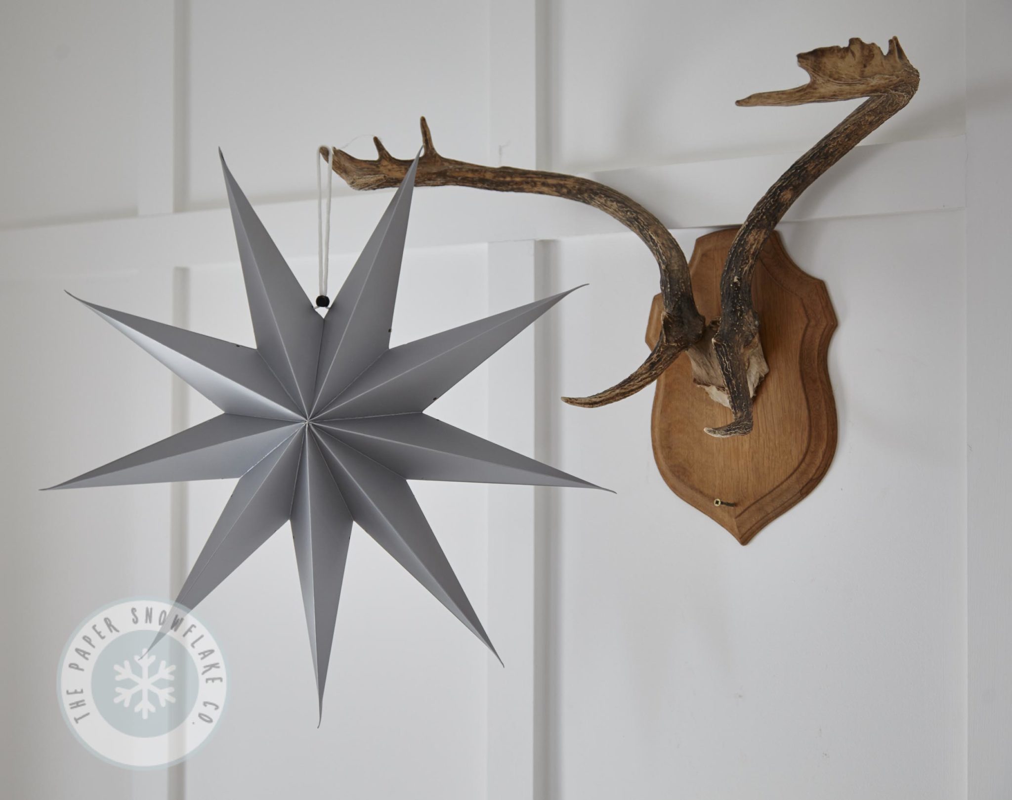 Pack of 3 Nordic Hanging Star Decorations | The Paper Snowflake Company