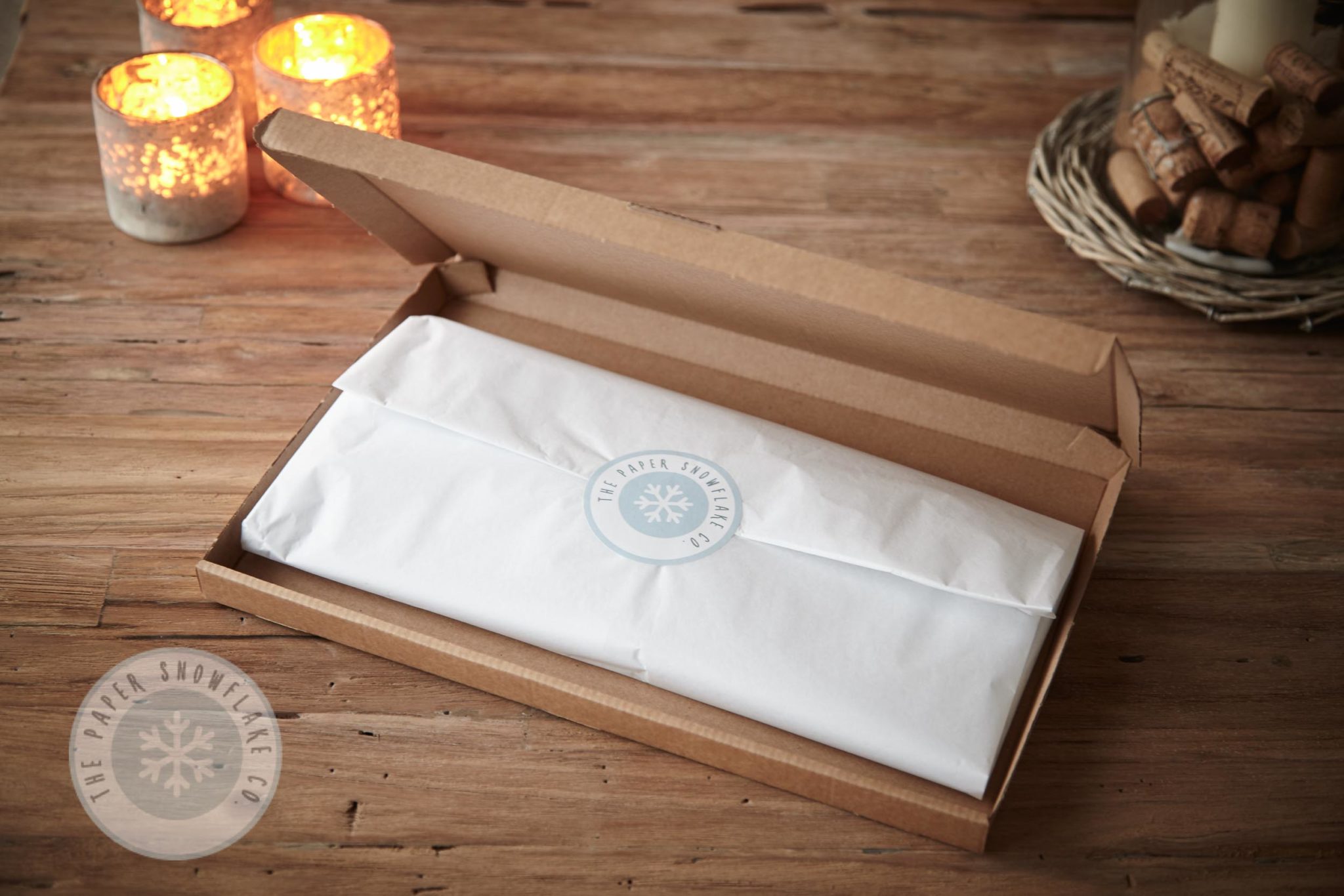 Pack of 7 Paper Snowflake Christmas Hanging Decorations | The Paper ...