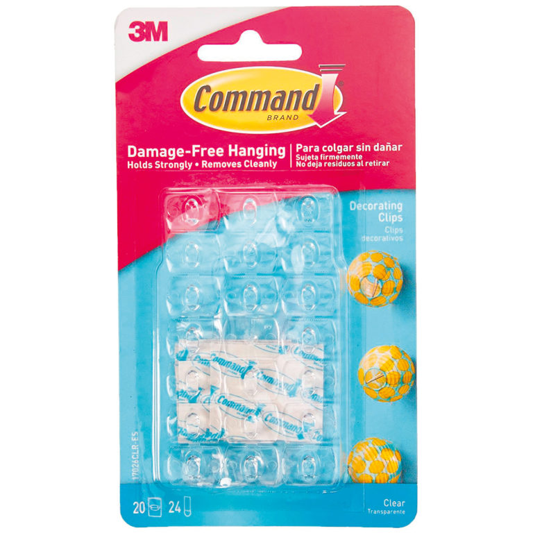 Command Decorating Hanging Clips 17026CLR | The Paper Snowflake Company